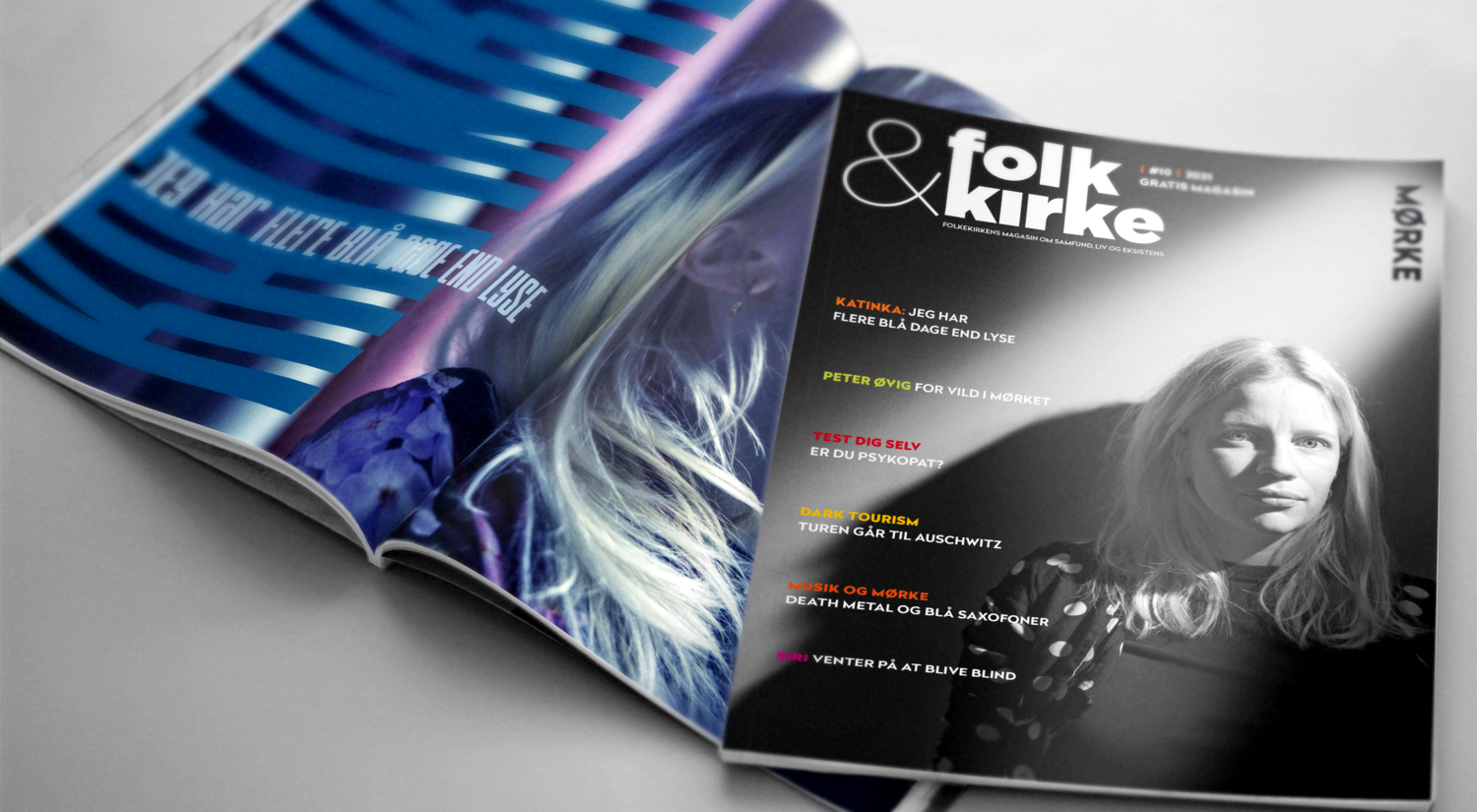 Magasinet folk&kirke fylder rundt og udgiver blad om mørke | Folkekirken.dk